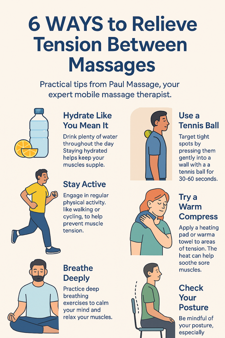 6 Ways to Relieve Tension Between Massages: A Guide from Paul Massage ...